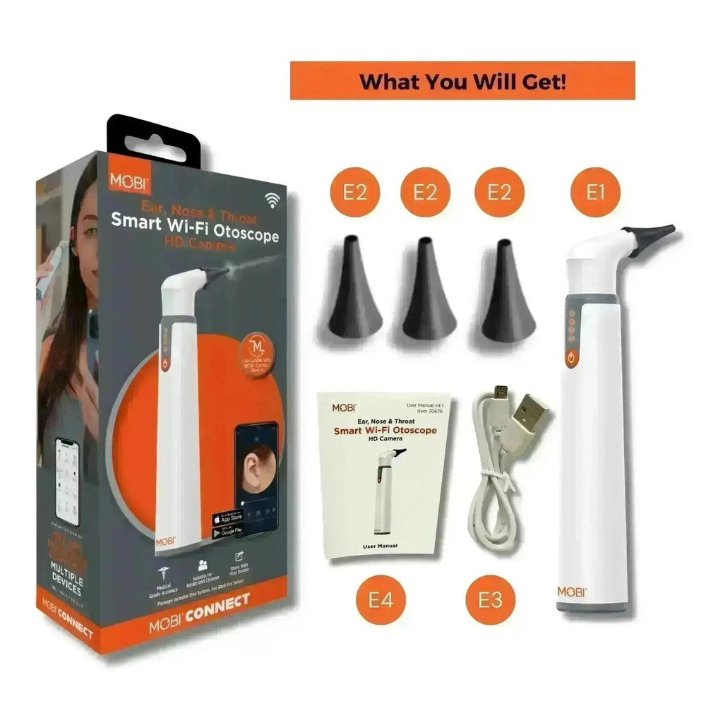 Ear, Nose & Throat Smart Wi-Fi Otoscope With HD Camera - MOBI USA