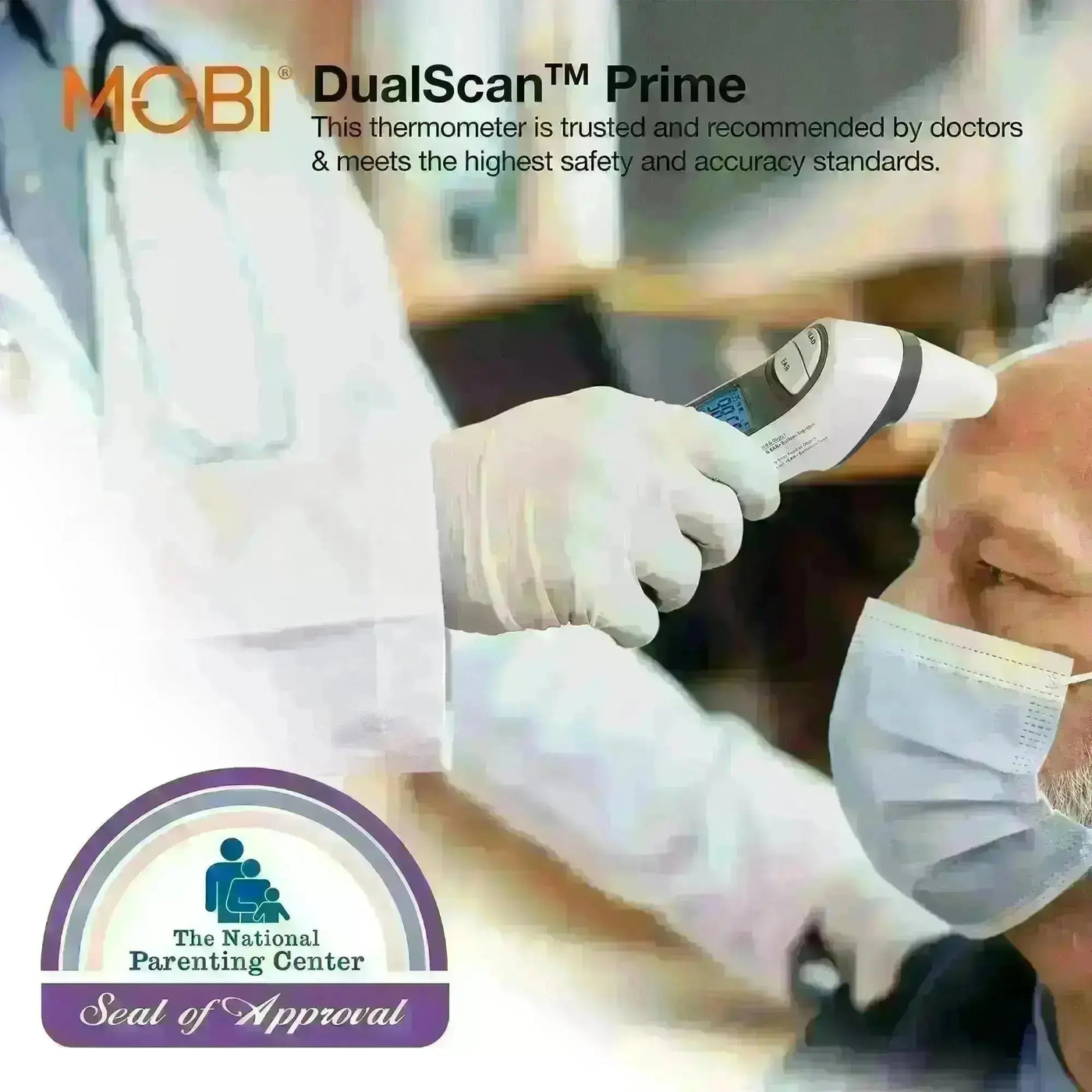Mobi DualScan Prime Digital Forehead & Ear Thermometer - MOBI USA