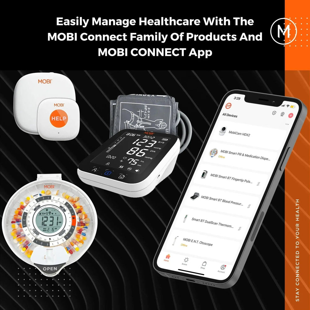 Smart Fingertip Bluetooth Pulse Oximeter - MOBI USA