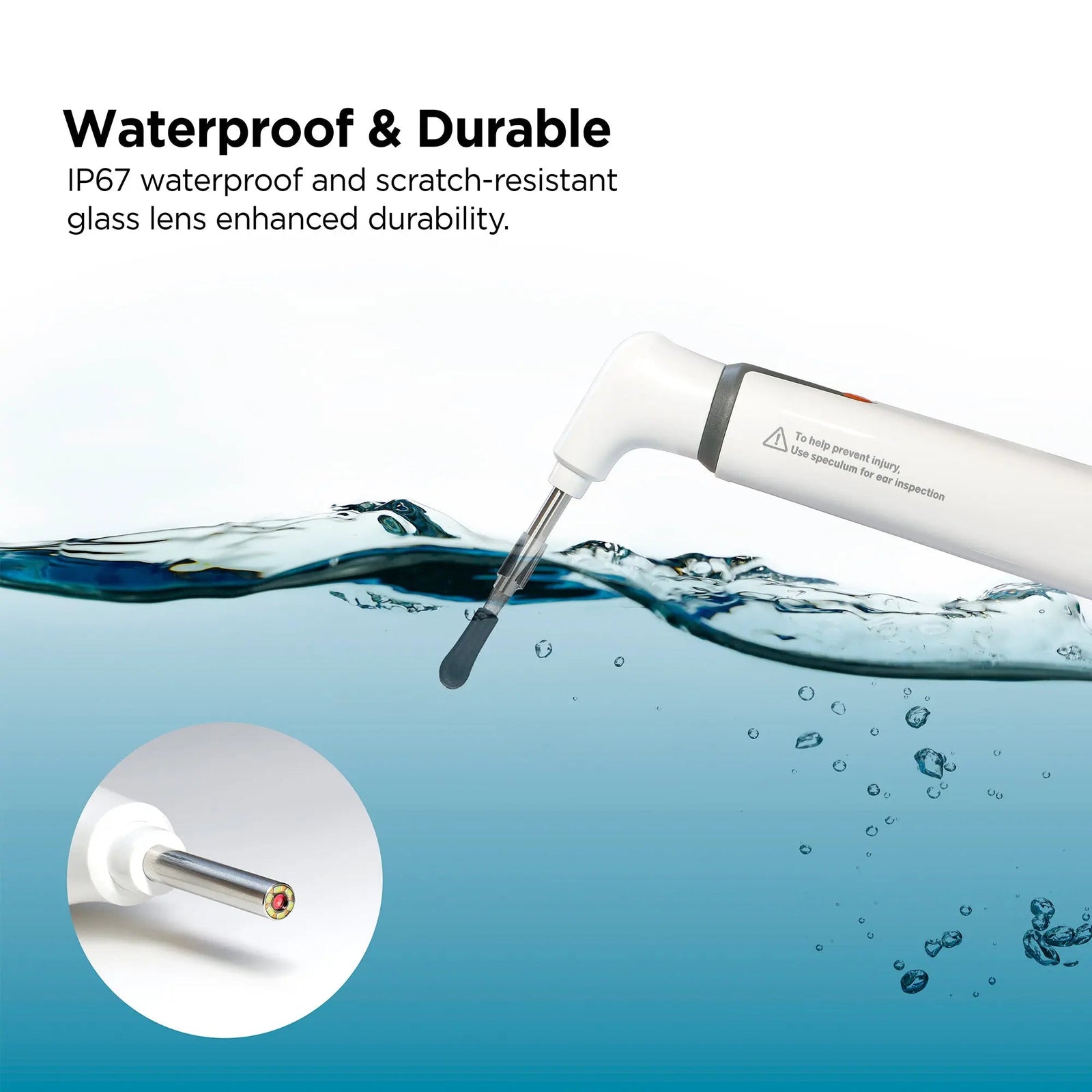 MOBI Ear, Nose & Throat Smart Otoscope Jr. HD Camera-1080P HD Lens,