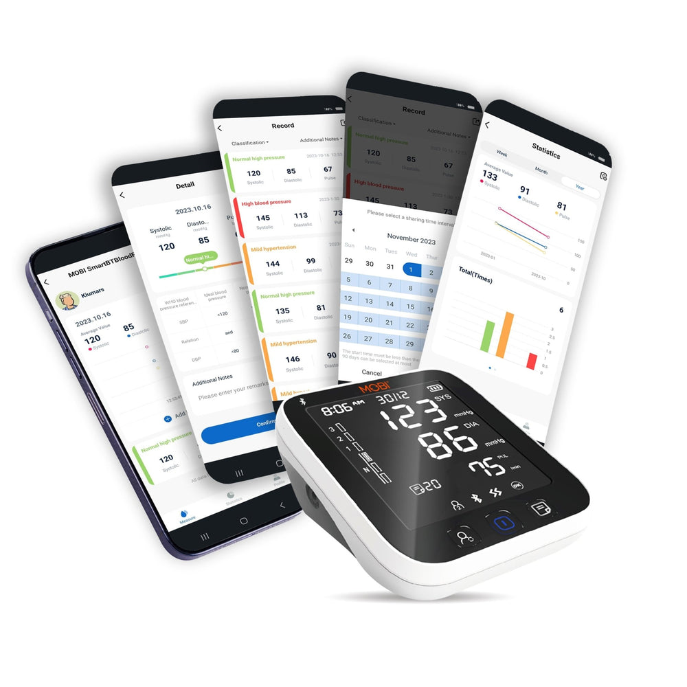 Smart Bluetooth Blood Pressure Monitor - MOBI USA