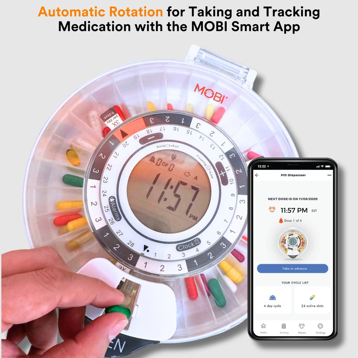 Smart Pill/Medication Dispenser - MOBI USA