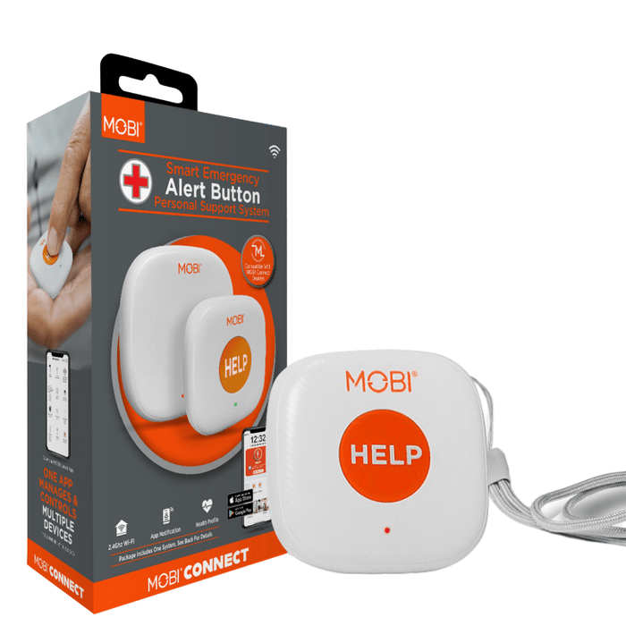 Smart Wi-Fi Caregiver Support Monitoring System & Alert Button - MOBI